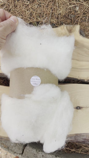 Core Wool Needle Felting Bulky Base Wool Felt Baavet Cream Sheep Smell ...