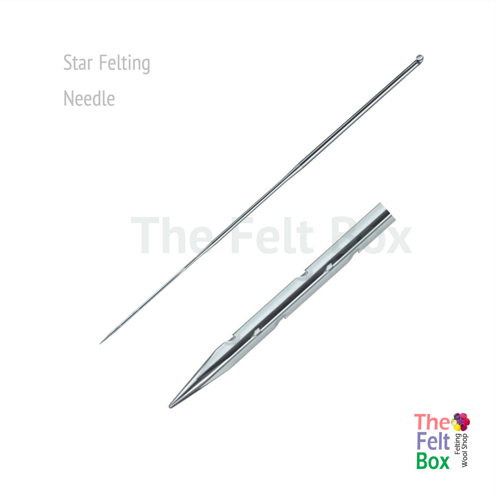 Felting Needle Structuring Needle Star Gauge 38 or 36 – The Felt Box
